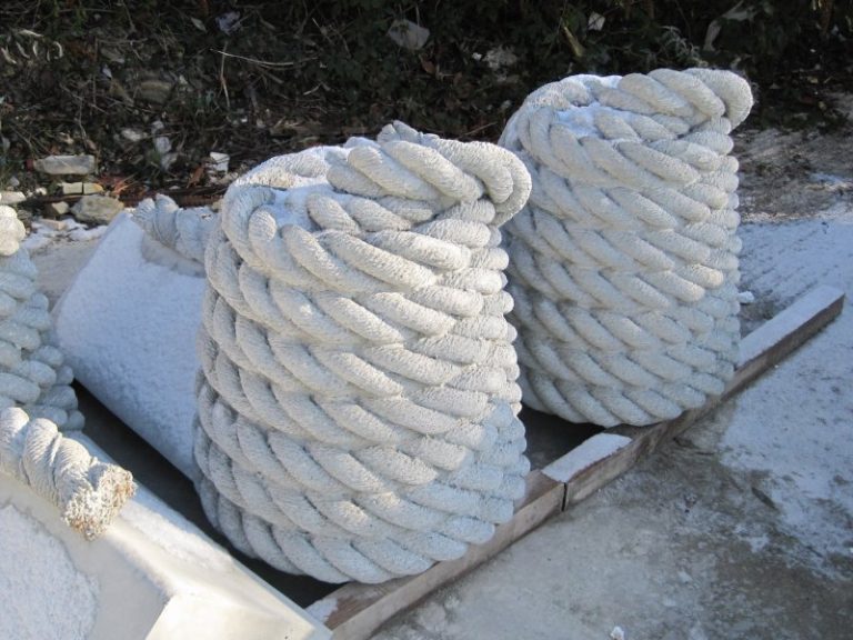 Decorative Coiled Rope Coping Stones - Shapes GRP
